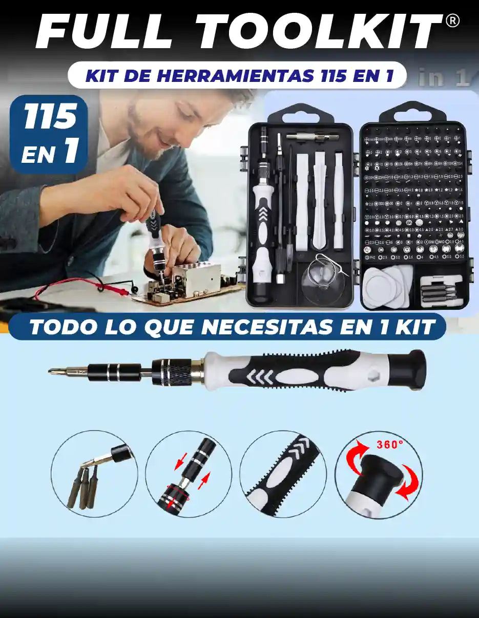 KIT HERRAMIENTAS FULL TOOLKIT [PV1-TIKTOK] – Hypeimports-GUA